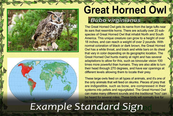 Boer Goat Sign | Zoo Signs